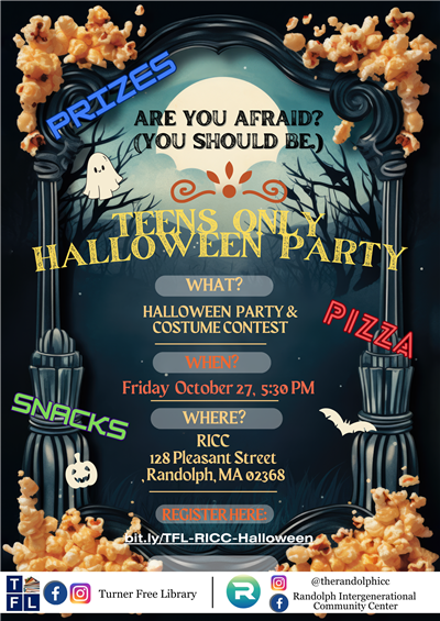 Randolph Community Programs: TEEN Halloween Party