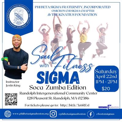 Randolph Community Programs: Soca Zumba - Soul Fitness with Sigma