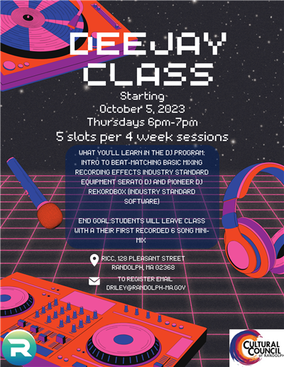 Randolph Community Programs: DJ Class